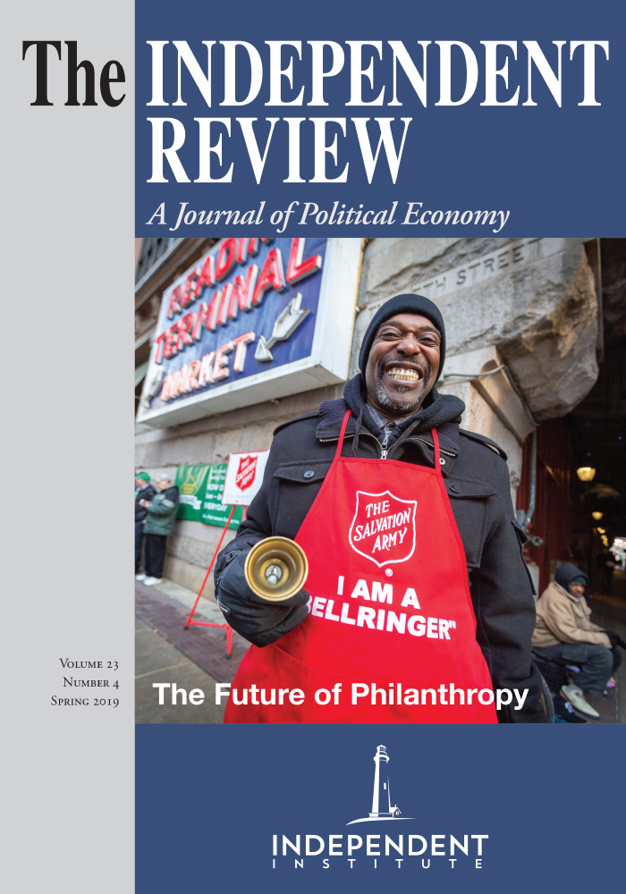 The Independent Review: Spring 2019, Vol. 23 #4